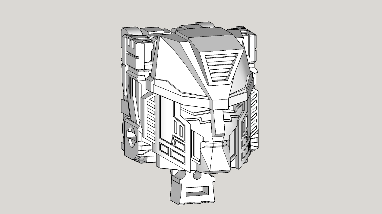 Free STL file Titans Return Vector Prime Face Plate 🤖・Object to ...
