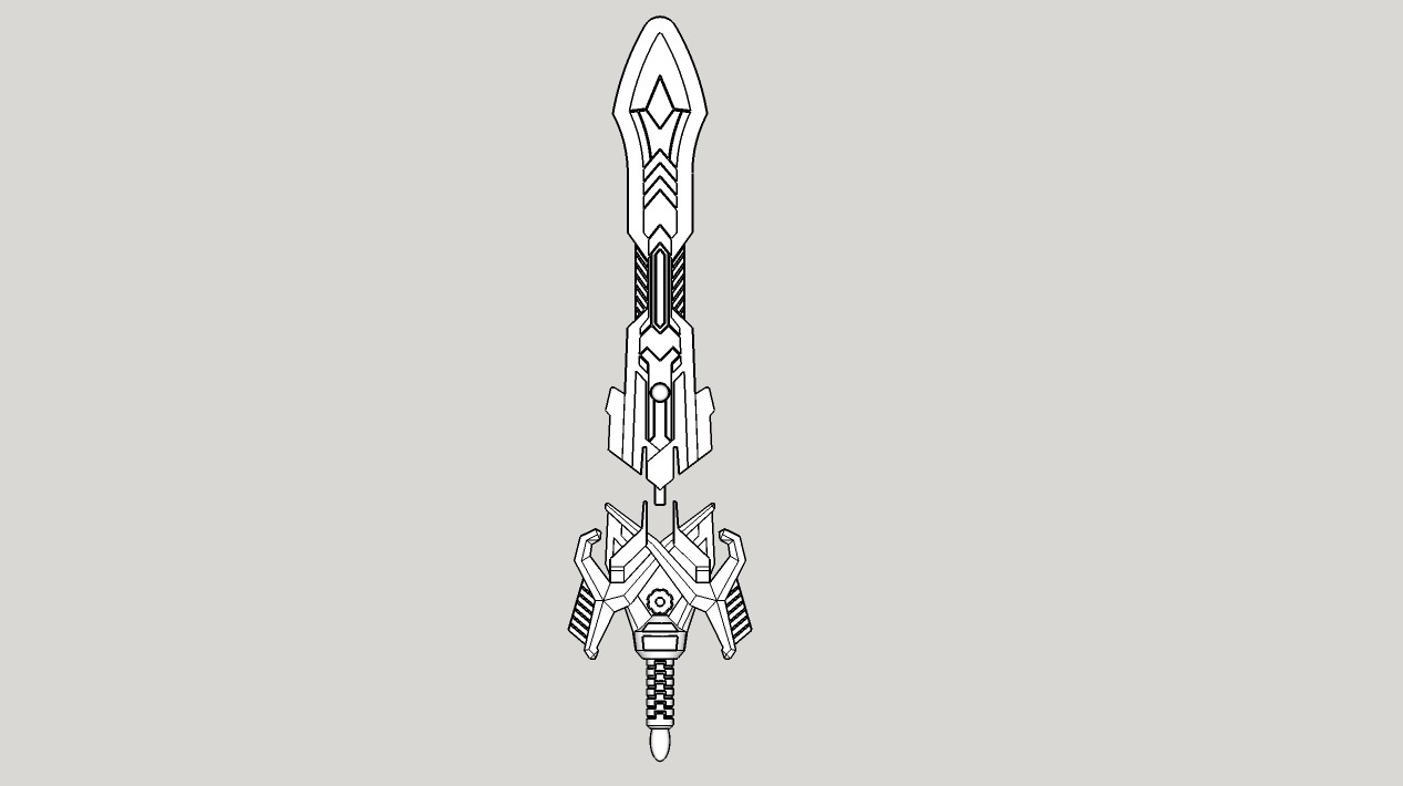 Free 3D file TR Alpha Trion Sword・3D printable design to download・Cults