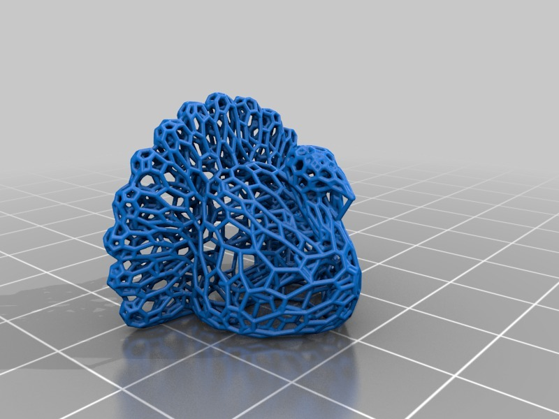 Free 3D file Voronoi Turkey 🦃・3D printing template to download・Cults