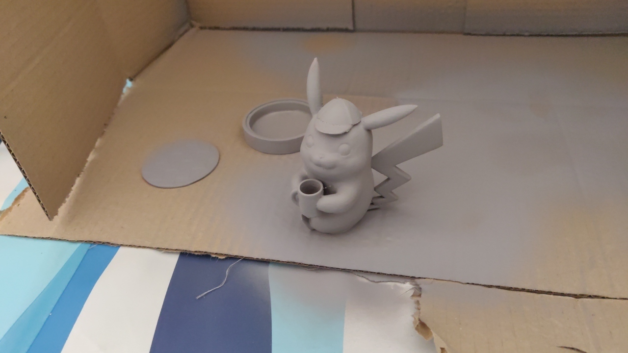 3D printed Detective Pikachu • made with Ender 3 Pro・Cults