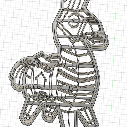 Download STL Fortnite lama cookie cutter ・ Cults