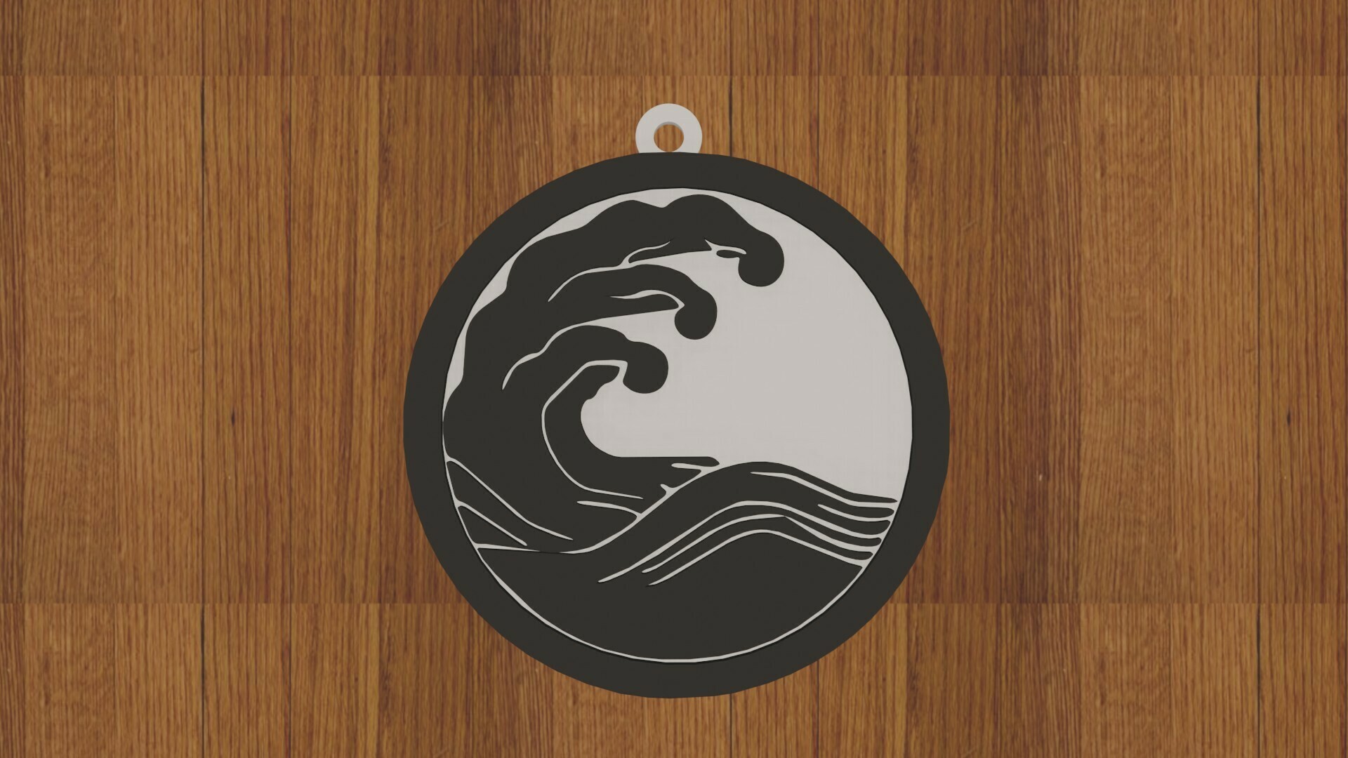 STL file KEYCHAIN WAVE 🗝️・3D print object to download・Cults