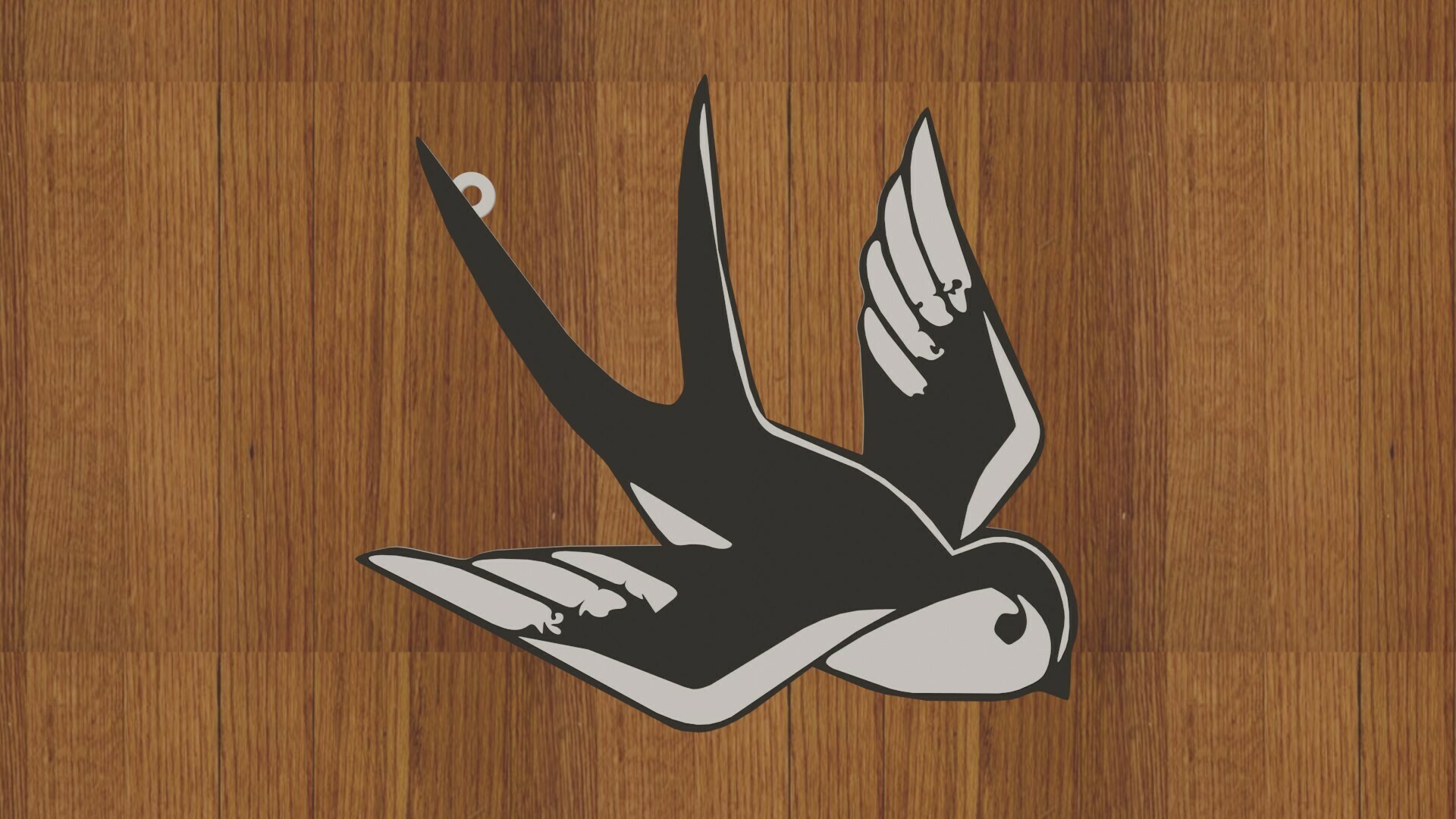 STL file KEYCHAIN BIRD・3D printing idea to download・Cults