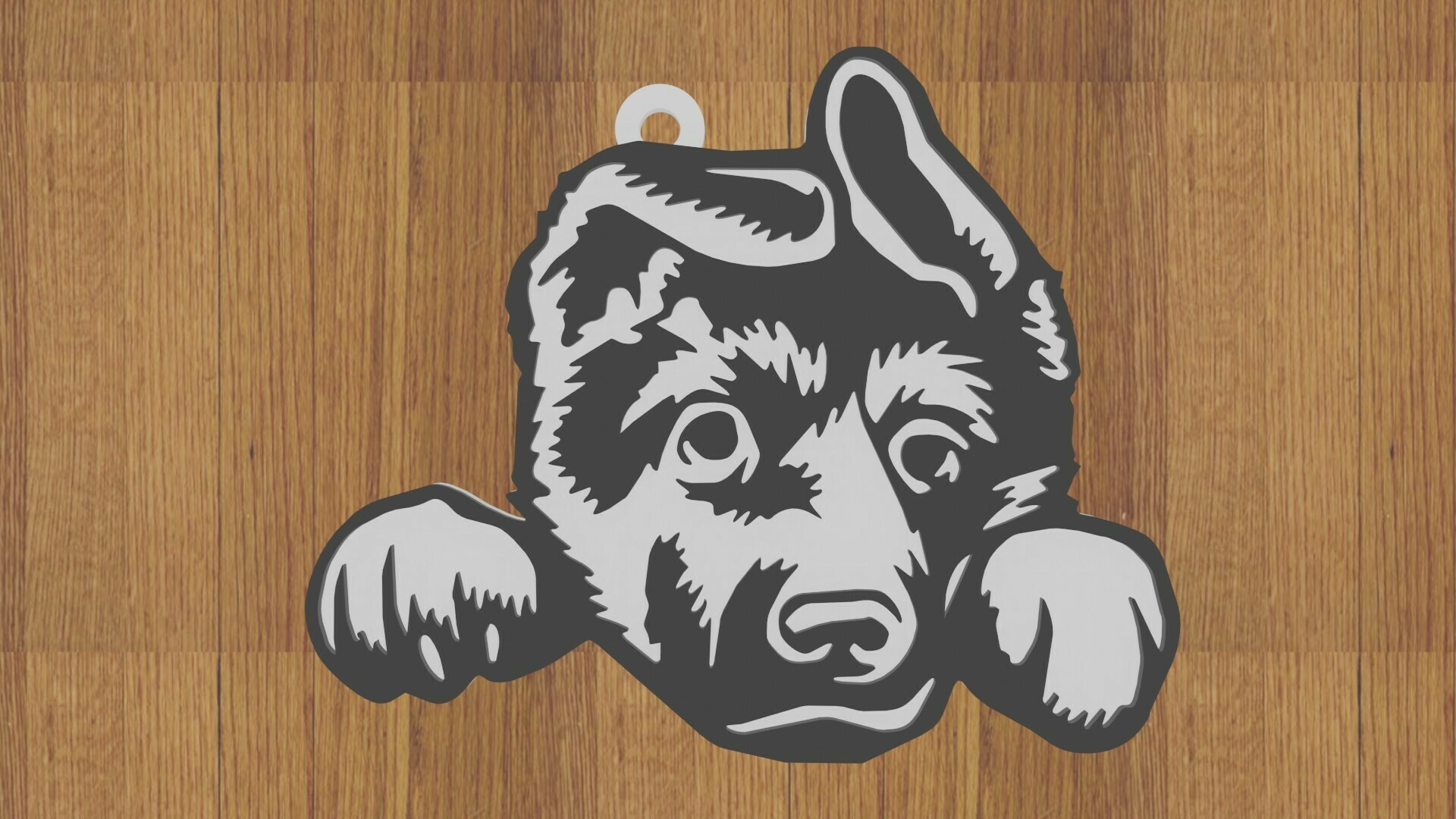 STL file KEYCHAIN DOG・3D printing design to download・Cults