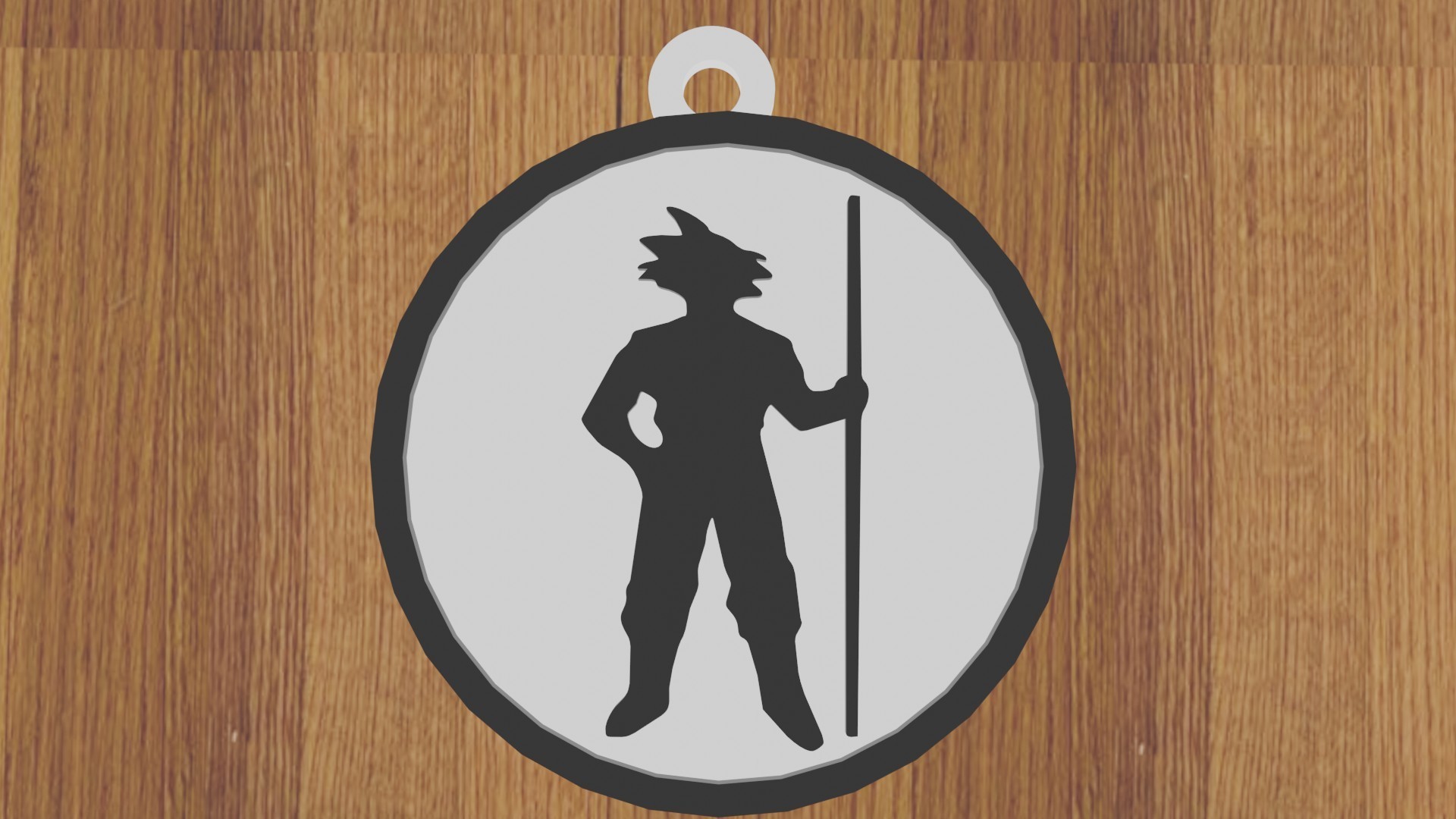 STL file GOKU DRAGON BALL KEYCHAIN 🐉・3D print model to download・Cults