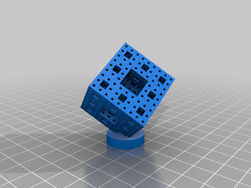 Free 3D file Menger Sponge・3D printing design to download・Cults