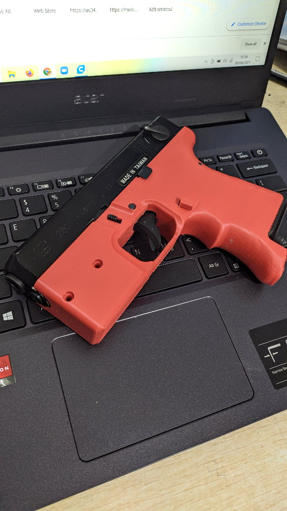 STL file Mini Micro Carbine Convertion Kit PDW for KSC G26 Glock - PCC ...