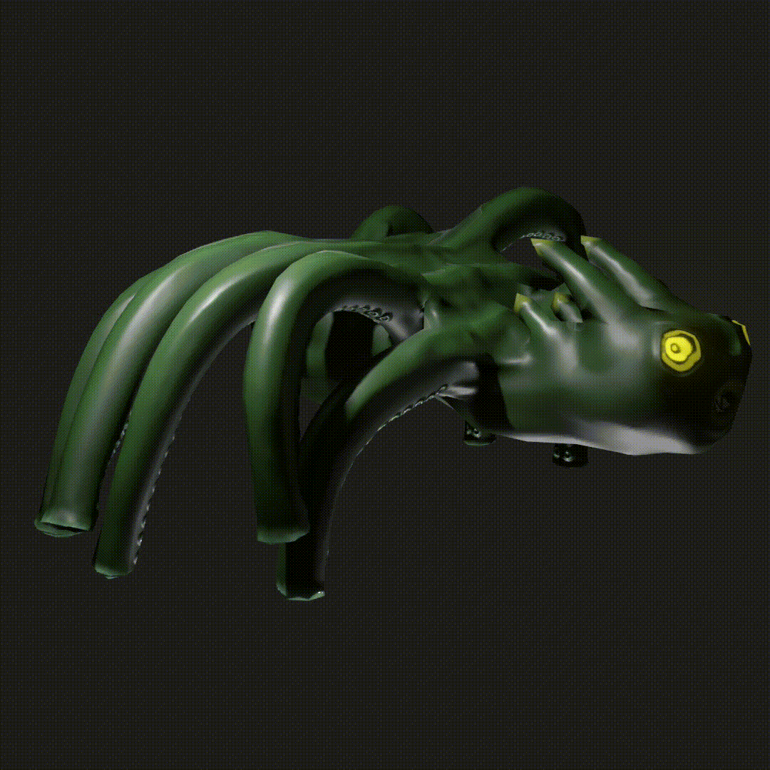 OBJ file Decapus・3D printing idea to download・Cults