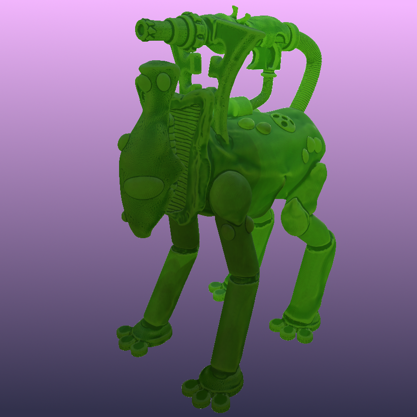 Free STL file Wraithfox, Space Elf Robot Ghost Animal・3D print model to ...