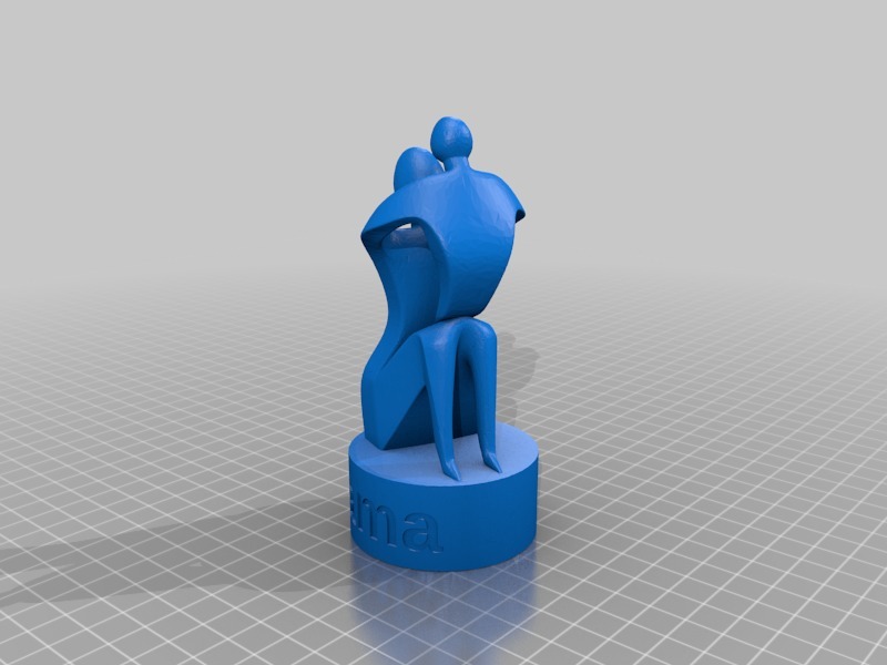 Free 3D file Mother's Day Figure with "Mama" on base・3D printing idea ...