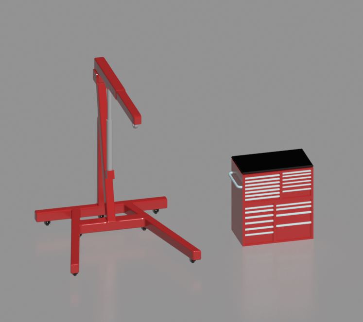 Free OBJ file Engine Lifter 🌆・3D printing template to download・Cults