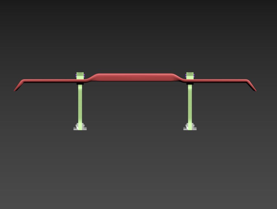 Free OBJ file GT Wing 🪶・Object to download and to 3D print・Cults