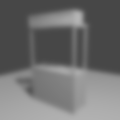 Download free 3D printer templates Street Hawker Stall ・ Cults