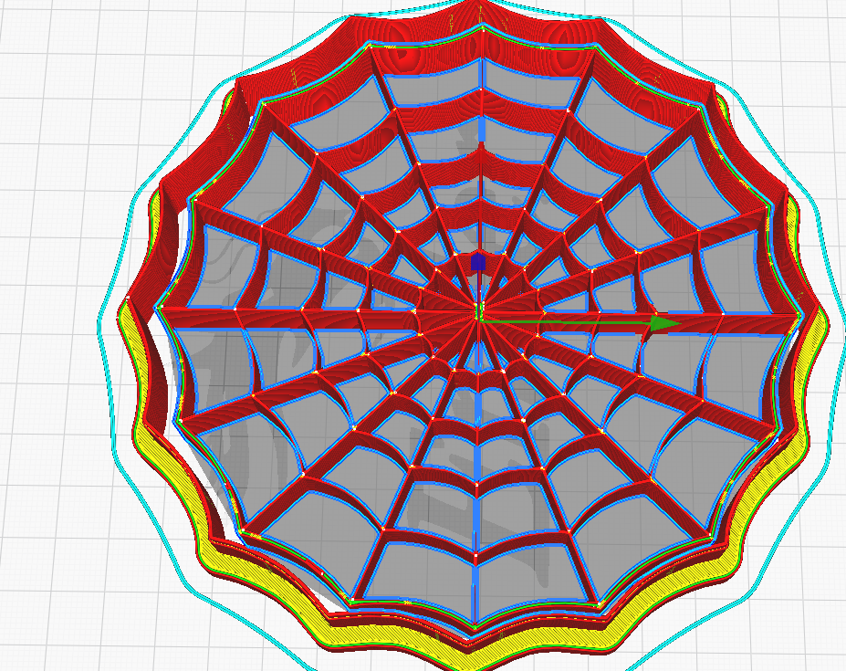 STL file 5 INCH Spider Web Cutter Cookie Polymer Clay Cutter 🕷️・Design to download and 3D print ...