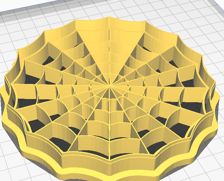 STL file 5 INCH Spider Web Cutter Cookie Polymer Clay Cutter 🕷️・Design to download and 3D print ...