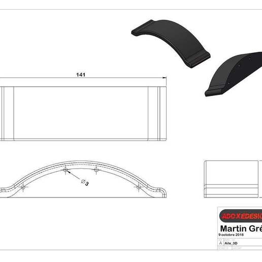 Download free STL file 1/10 scale Trailer Fenders • 3D printable model ...
