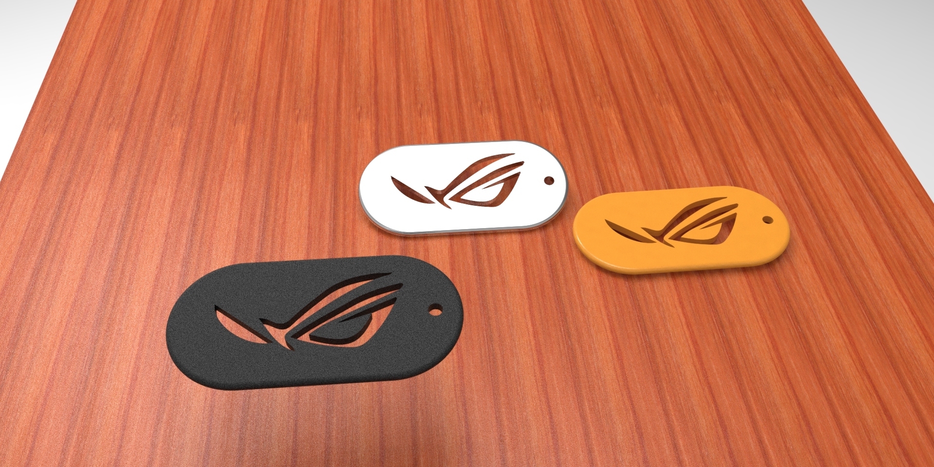 STL file KEY CHAIN, LLAVERO asus, gamer keychain・Design to download and ...