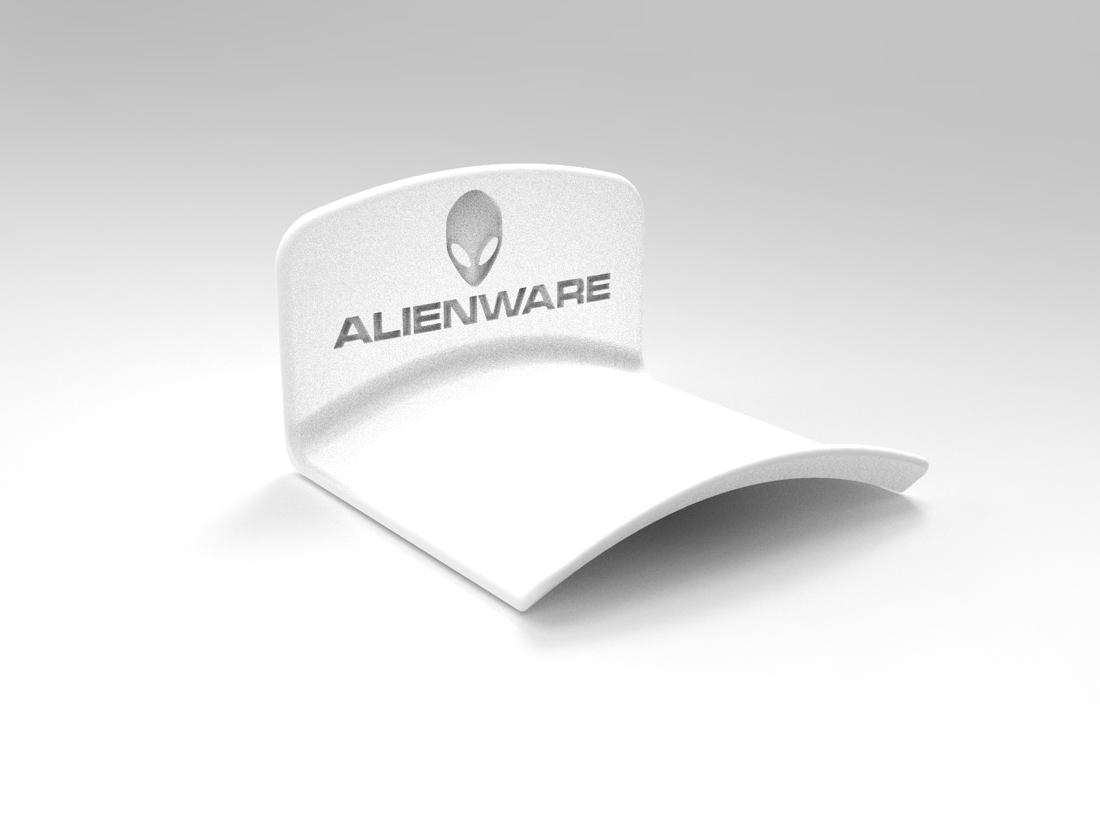 STL file ALIENWARE HEADPHONE HOLDER / EARPHONE HOLDER 🎧・3D printing ...