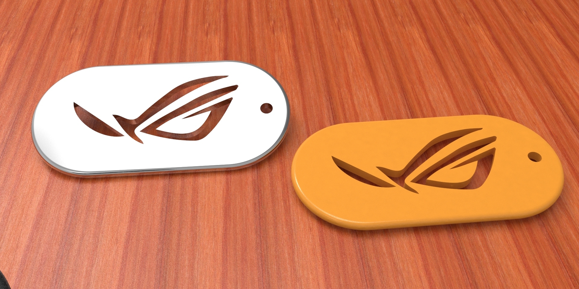 STL file KEY CHAIN, LLAVERO asus, gamer keychain・Design to download and ...