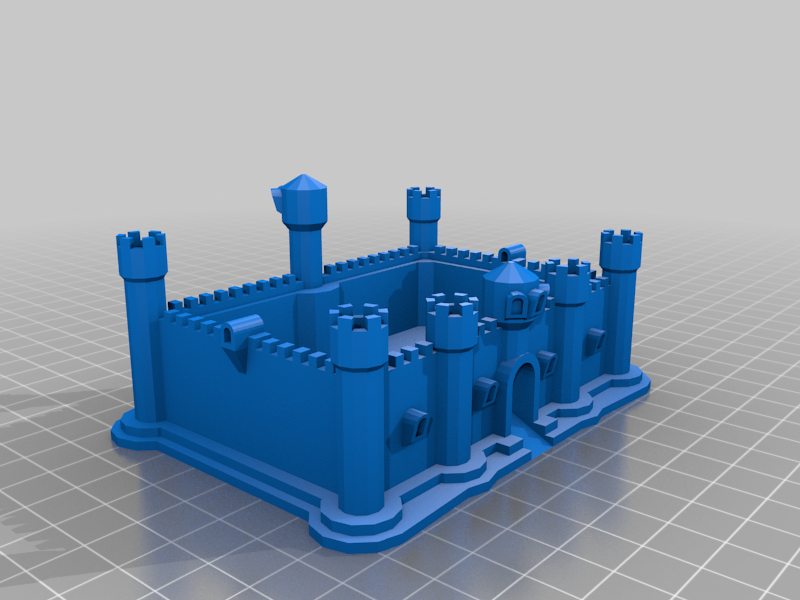 Free STL file Castle repaired・3D print model to download・Cults