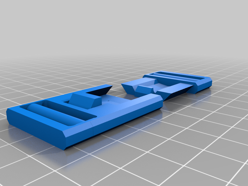 Free 3D file Strap Buckle- Adjustable (slim version, No Supports)・3D ...