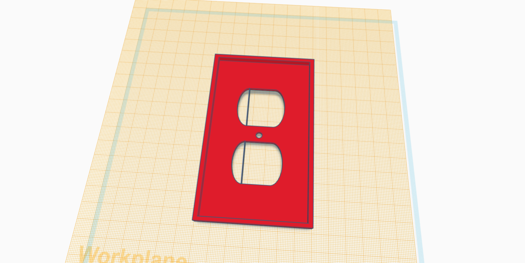 Free STL file Wall Plate - 2 outlet rev 2・Design to download and 3D ...