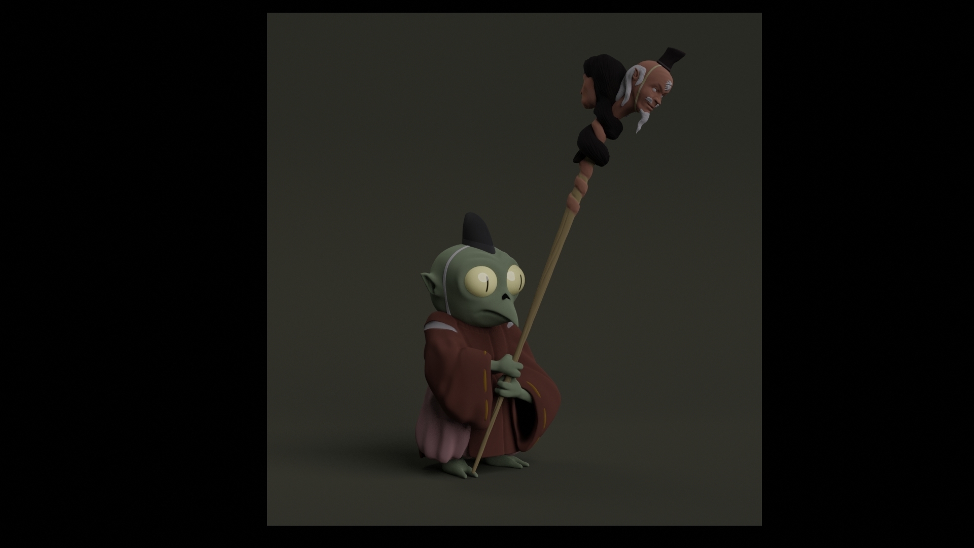 Free STL file Jaken (Inuyasha) 🐸・3D print design to download・Cults
