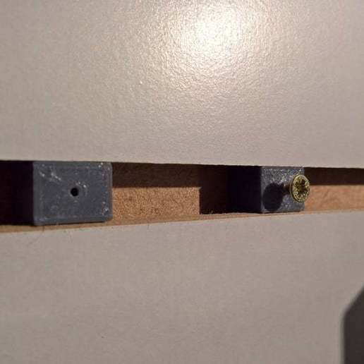 Download free 3D printer model Screw mount system for Slatwall/Slotted ...