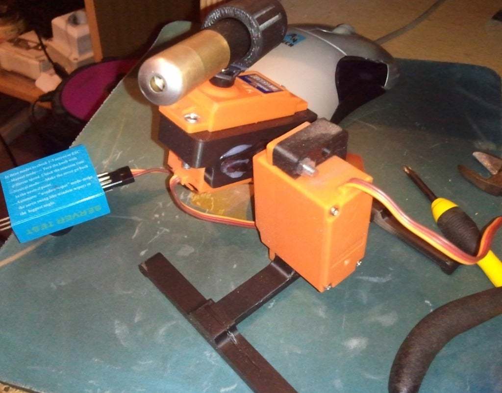 Archivo STL gratis Torreta láser de sobremesa con rastreo de cabeza ...