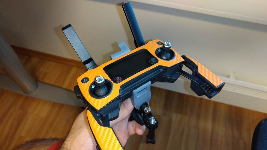 Free STL file DJI Mavic Remote mount (bicycle & other w/ gopro-style ...