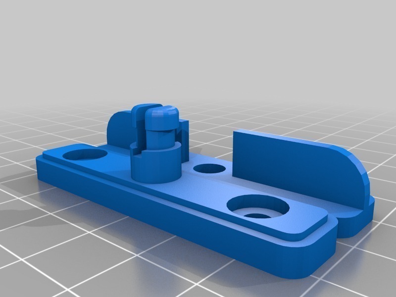 Free STL file Simple window lock with screw holes・3D printing design to ...