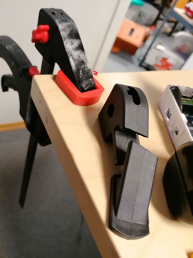 Free STL file Quick plastic clamp upper part・3D printing idea to ...