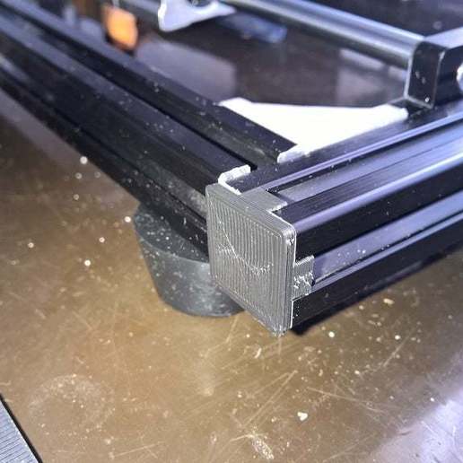 Download free STL file Aluminium 2020 (20 mm) profile cap/cover ...