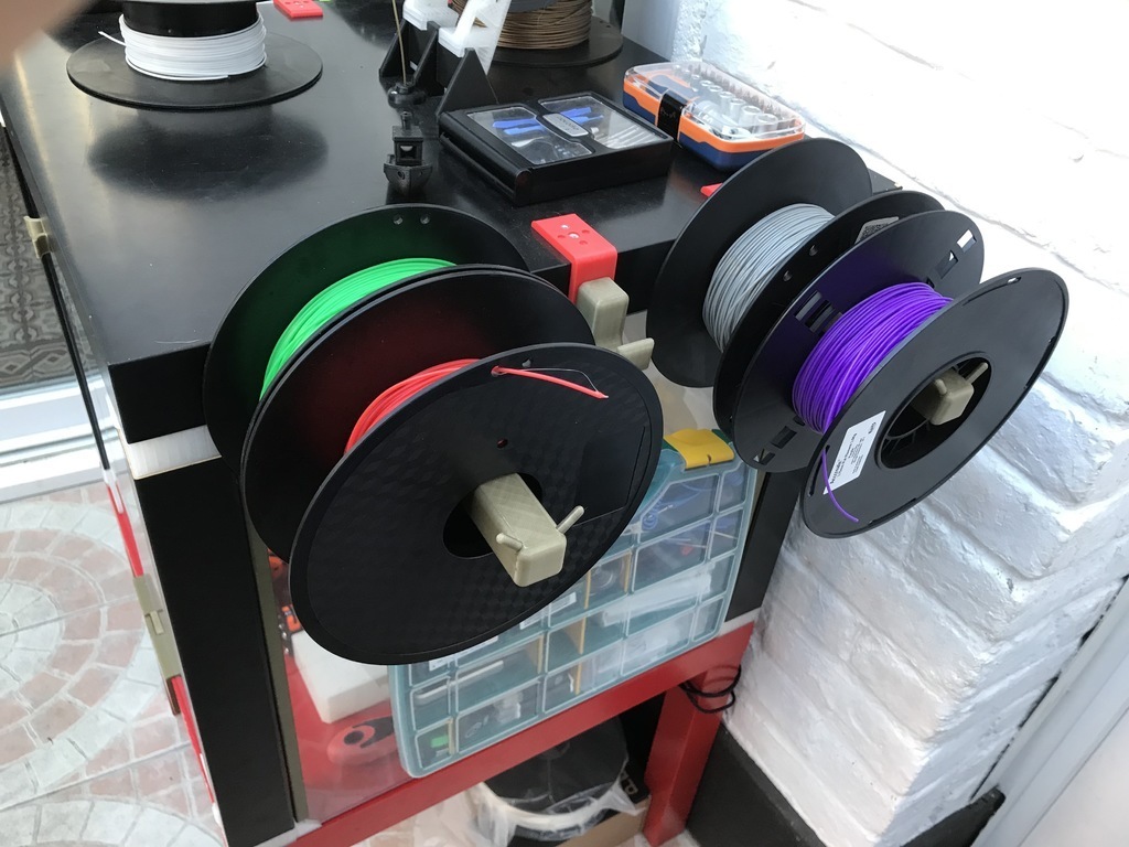 Free 3D file Spool storage system for IKEA Lack enclosure 🧞‍♂️・Model to ...