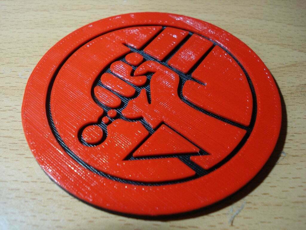 Fichier STL gratuit Hellboy - Logo BRPD AIPD・Design pour impression 3D ...