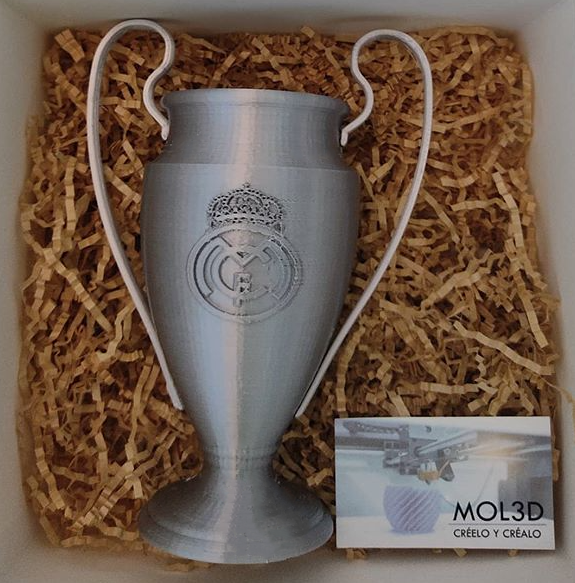 Archivo STL Copa Real Madrid Champions・Modelo para descargar y imprimir ...
