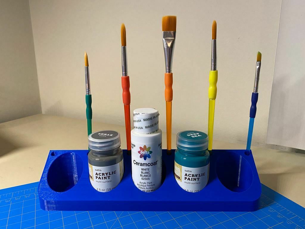 Free 3D file Paint Stand Remix - With Holes・Model to download and 3D ...