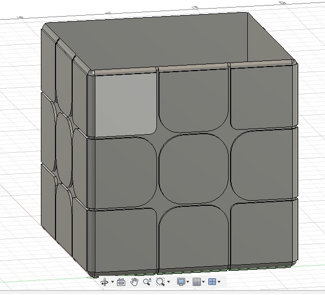 STL file Rubiks Cube 3D printed open box with Rubiks Cube exterior look ...