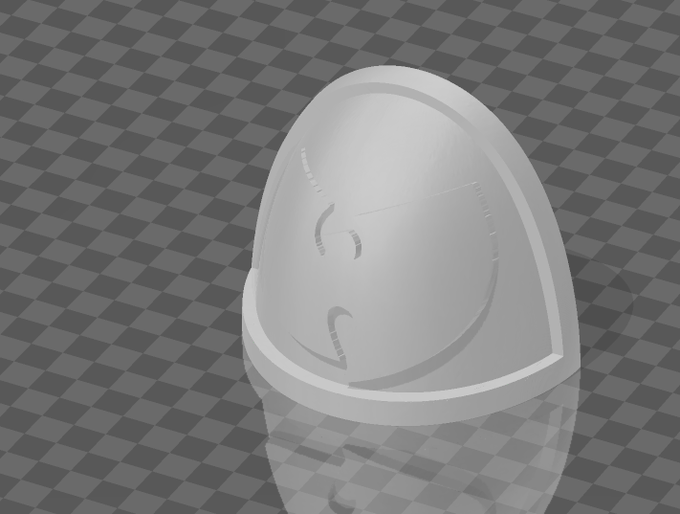 Free Stl File Wu Tang Clan Space Marine Shoulder Pad・3d Printer Model