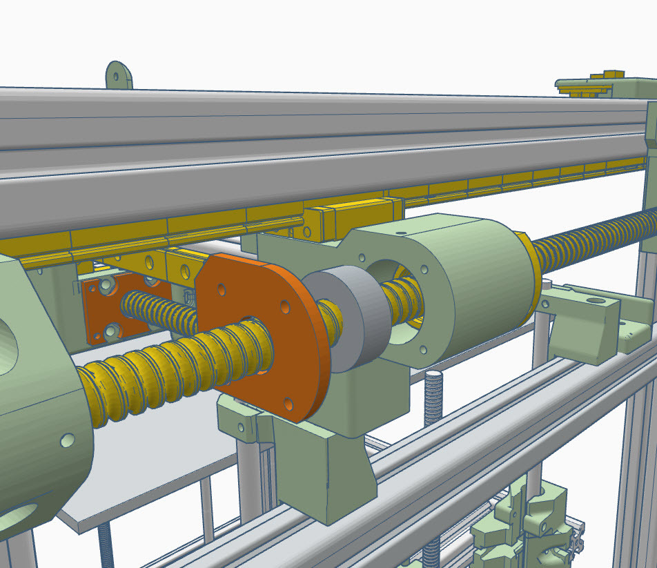 Free STL file SFU 1204 ball screws upgrade for HCE beltless 🖨️・3D print ...