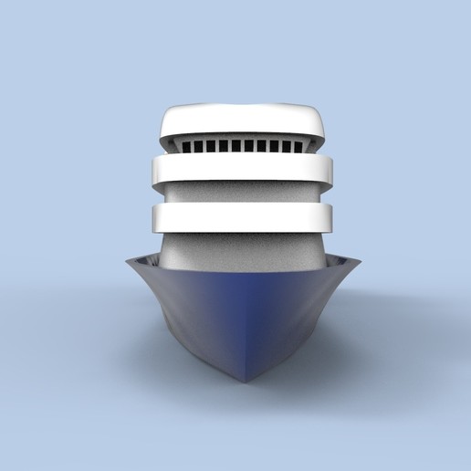 Download STL file Island Sky Cruise Ship 3D print model • Template to ...