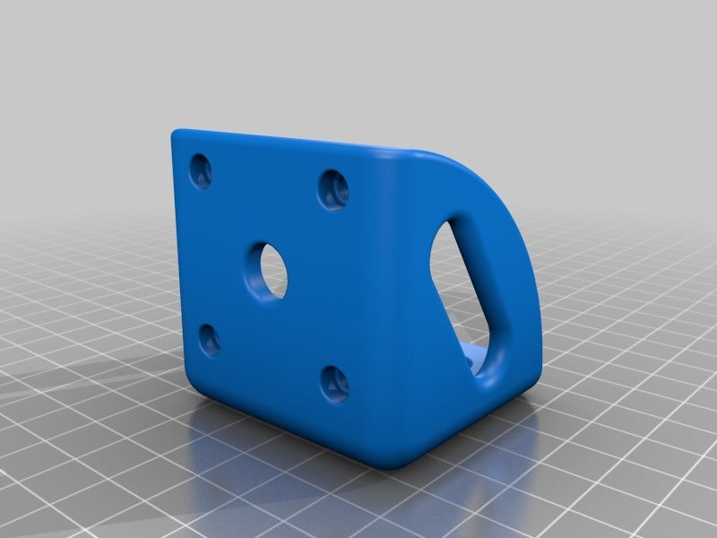 STL file NEMA 17 Mounting L Bracket Mount 42 series Stepper Motor ...