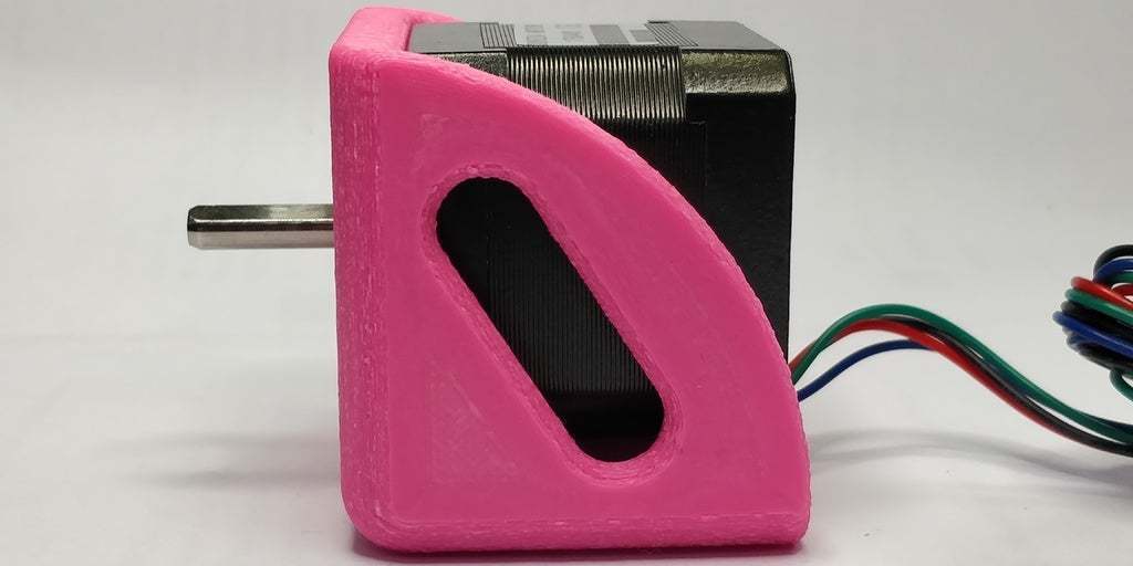STL file NEMA 17 Mounting L Bracket Mount 42 series Stepper Motor ...