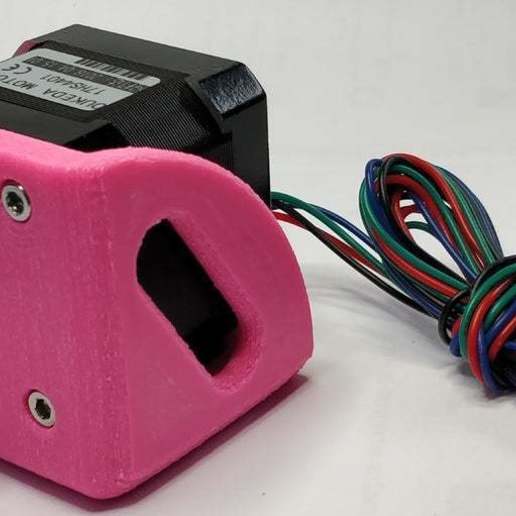 Download STL file NEMA 17 Mounting L Bracket Mount 42 series Stepper ...