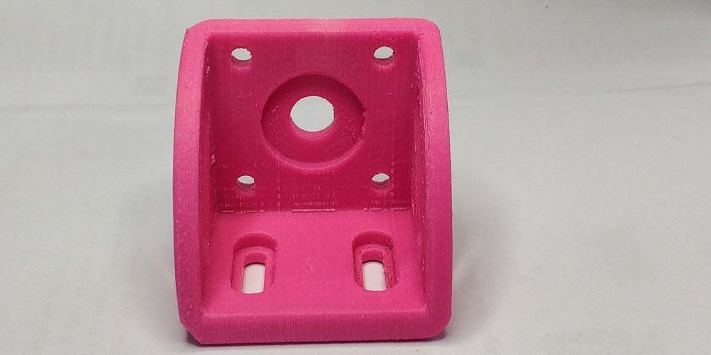 STL file NEMA 17 Mounting L Bracket Mount 42 series Stepper Motor ...