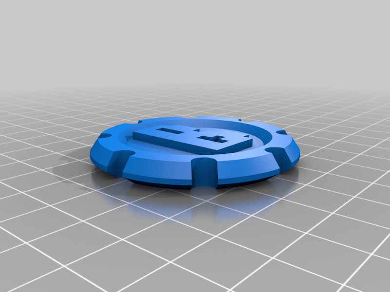 Free STL file Digital B Maker Coin・3D printing model to download・Cults