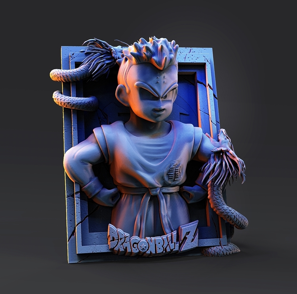 STL file FRAME 24 DRAGON BALL・3D print object to download・Cults