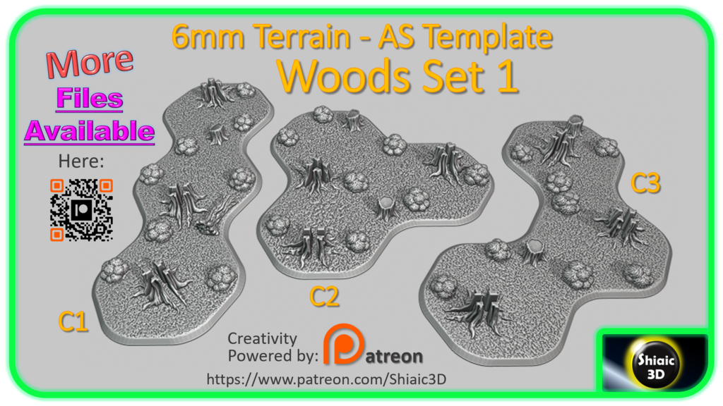 Free STL file AS Terrain Template - Woods B1 🧸・3D printable model to ...