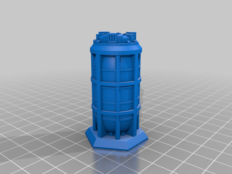 Free STL file 6mm SciFi Building - Fuel Storage Silo 🏗️・3D printing ...
