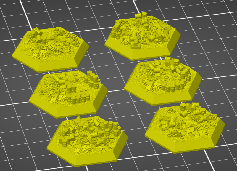 Free STL file Hex Base - Urban Rubble Set・3D printable model to ...